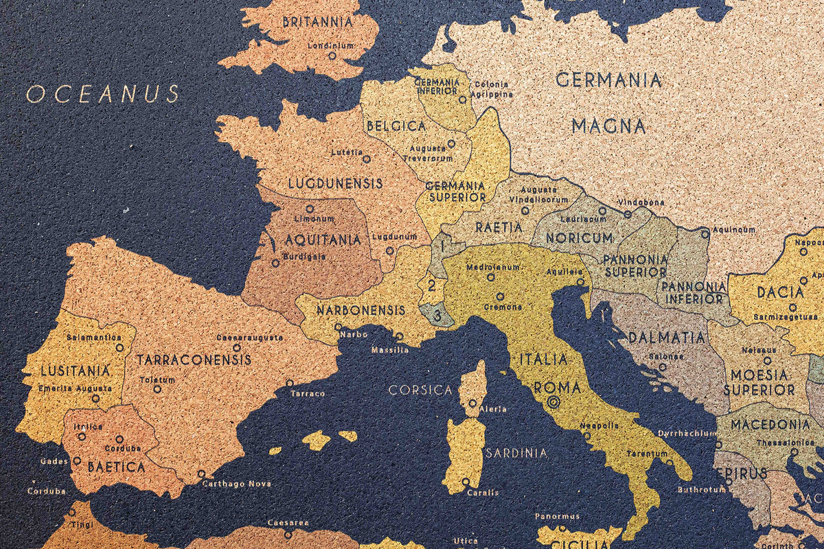 Mapa del Imperio Romano (117 A.C.) de CORCHO - Colección IMPRESOS ...